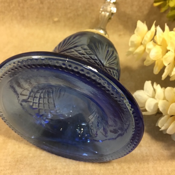 Avon | Accents | Vintage Avon Blue Glass Bottle | Poshmark